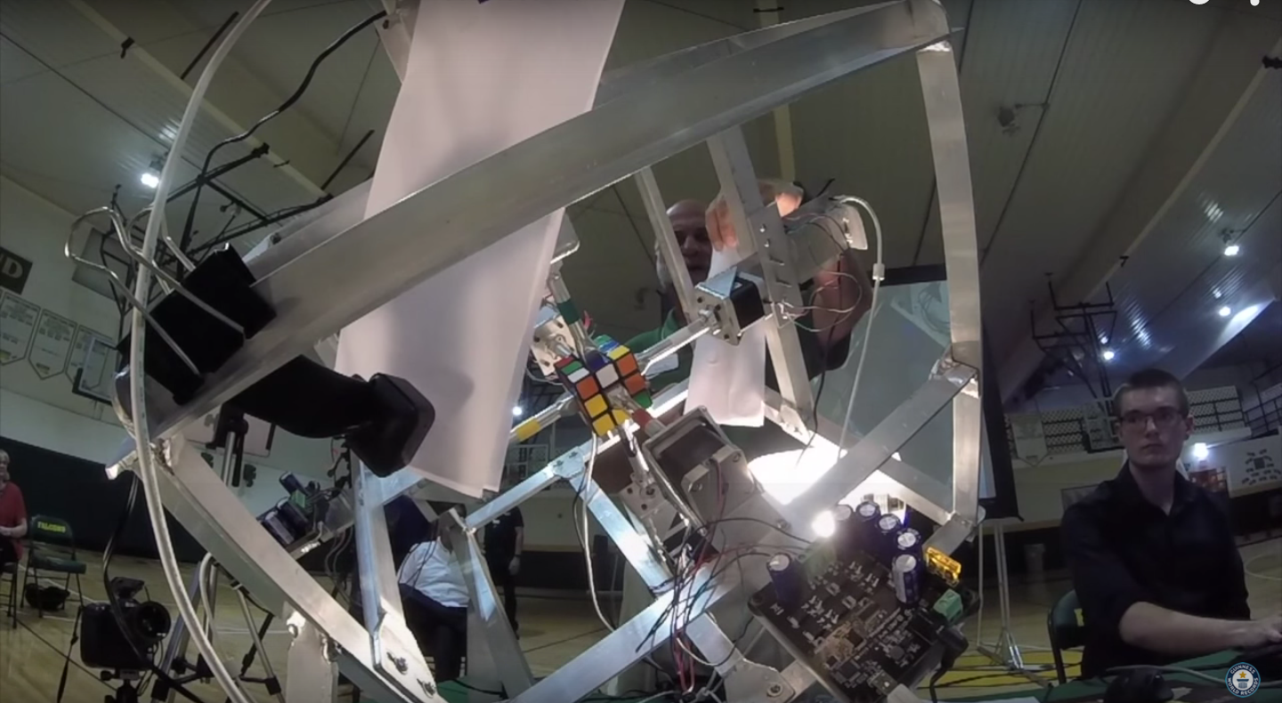 Watch a Robot Solve a Rubik's Cube in 2.39 Seconds | Inverse