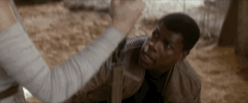 All the Best Finn Gifs From 'The Force Awakens' | Inverse