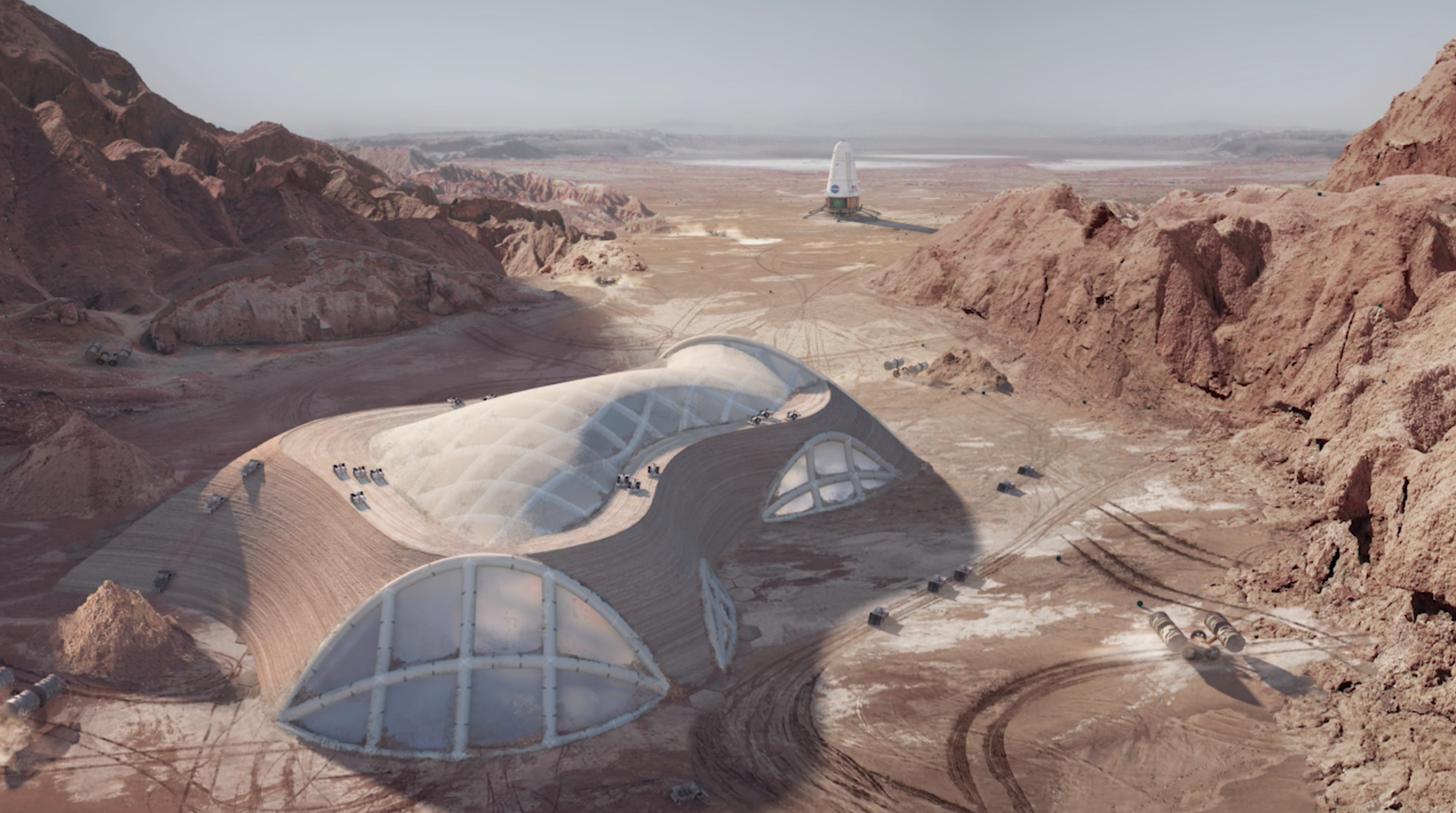 Martian Architecture Will Swap Glassy Skyscrapers for Caves So We ...