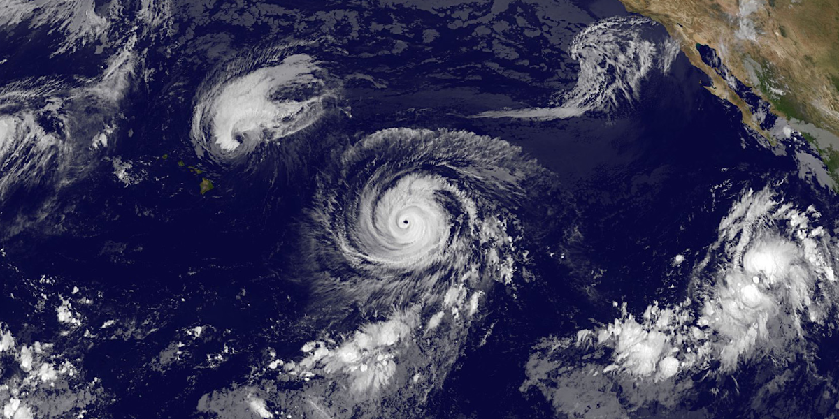 Three Category-4 Hurricanes Hit the Pacific at Once, for the First Time ...