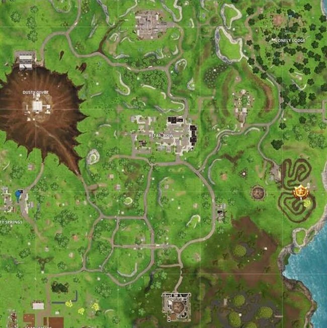 Fortnite Salty Springs Treasure Map A Week 3 Challenge Guide Inverse 2082