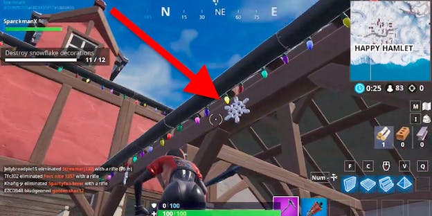 'Fortnite' Snowflake Locations Map: Where to Destroy 12 of Them | Inverse