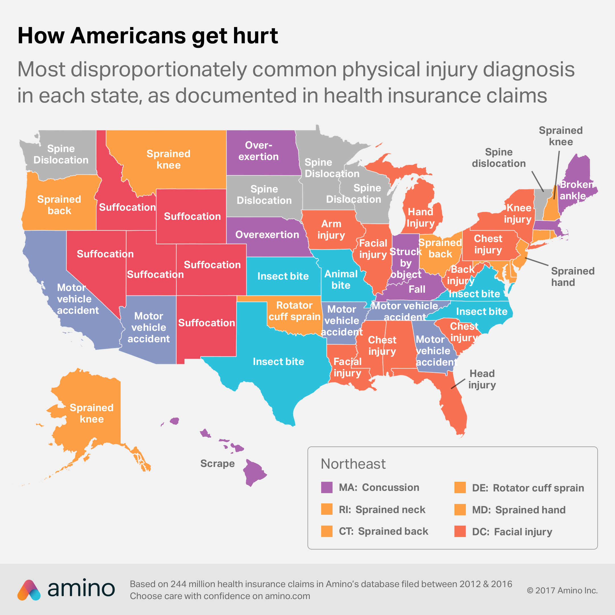 Two Maps Show How Americans Hurt Themselves Most | Inverse