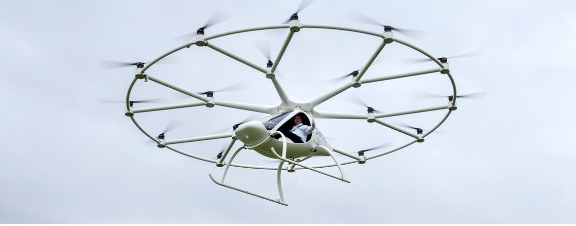 Watch the First Manned Flight of the 18-Rotor Helicopter-Drone ...