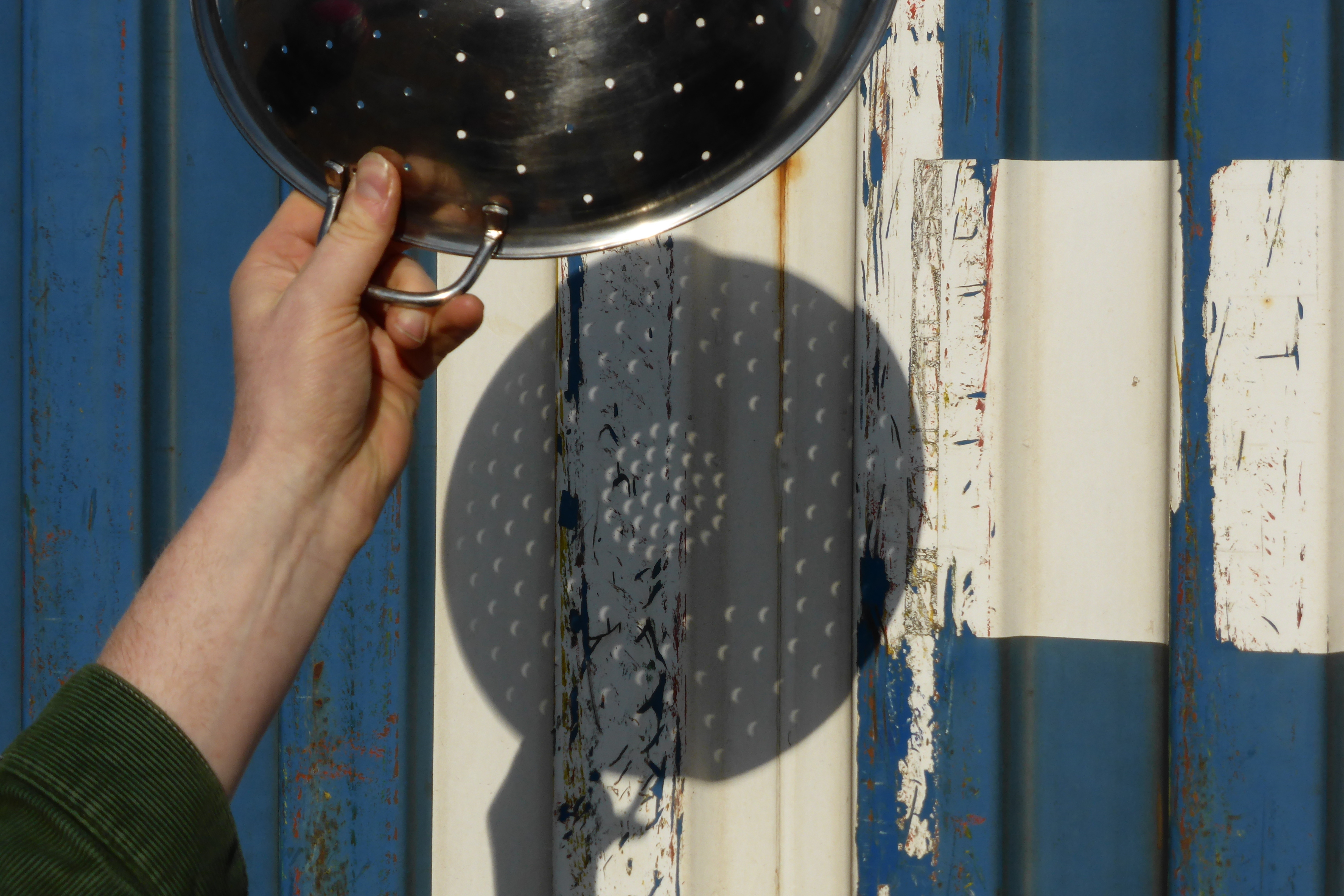 Have a Welding Helmet or Colander? Use It to View the Solar Eclipse ...