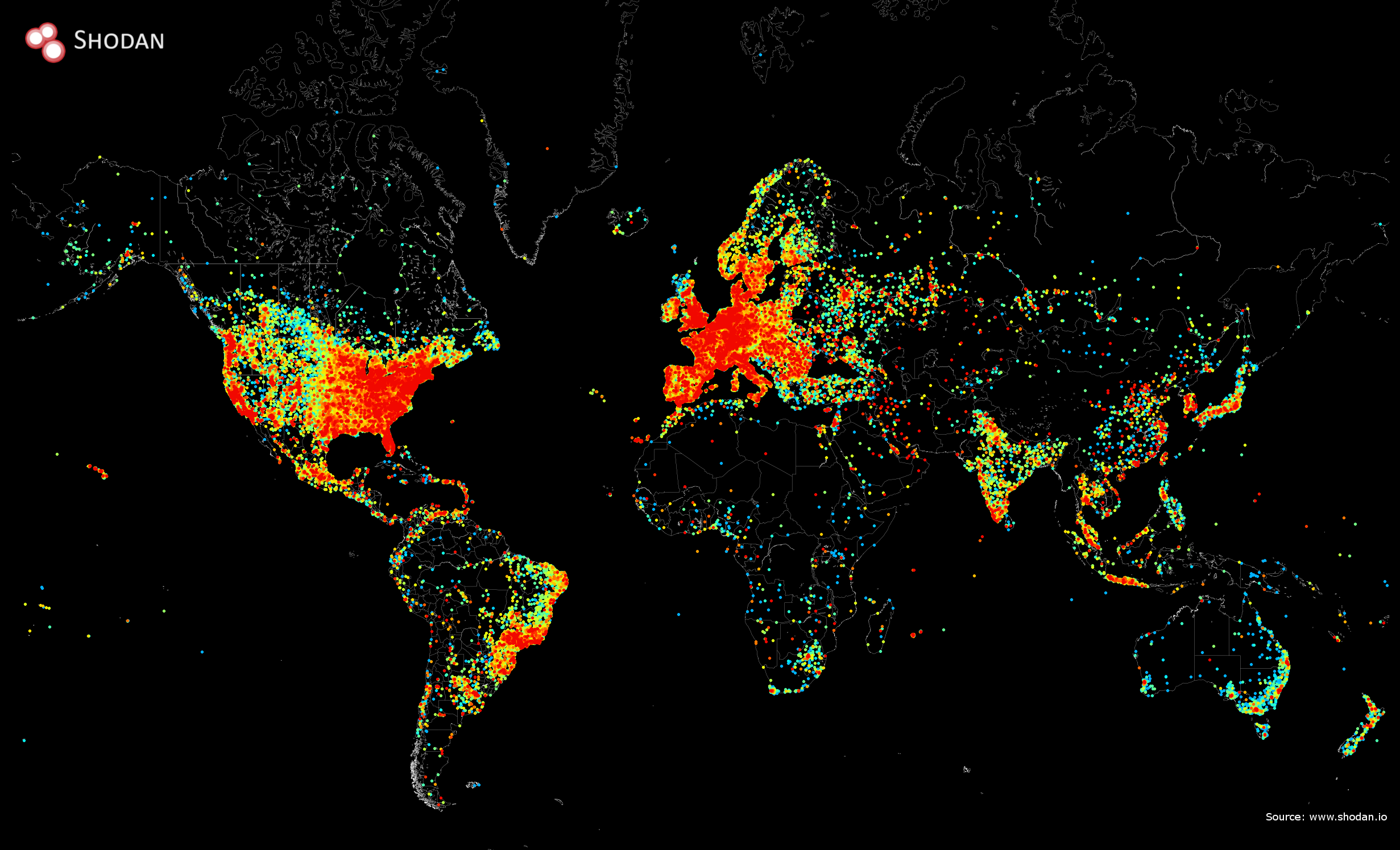 See Every Internet Connection in the World on One Giant Map | Inverse