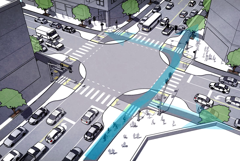 San Francisco breaks ground on first ever “protected intersection ...