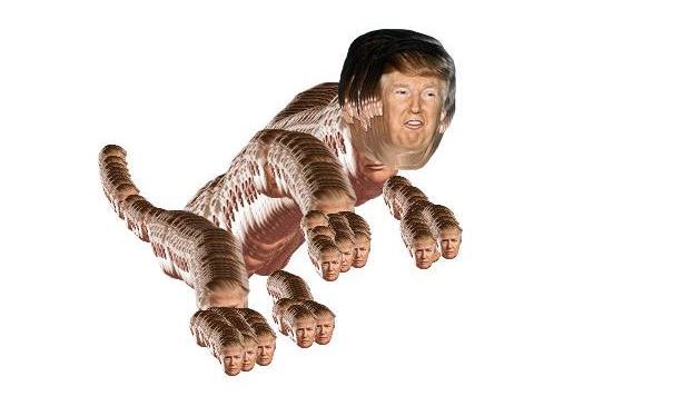 The Best Way to Paint With Donald Trump Is a Palate of Trump Faces ...