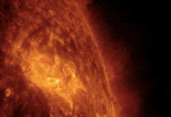 Watch This Mesmerizing GIF of a Solar Flare | Inverse