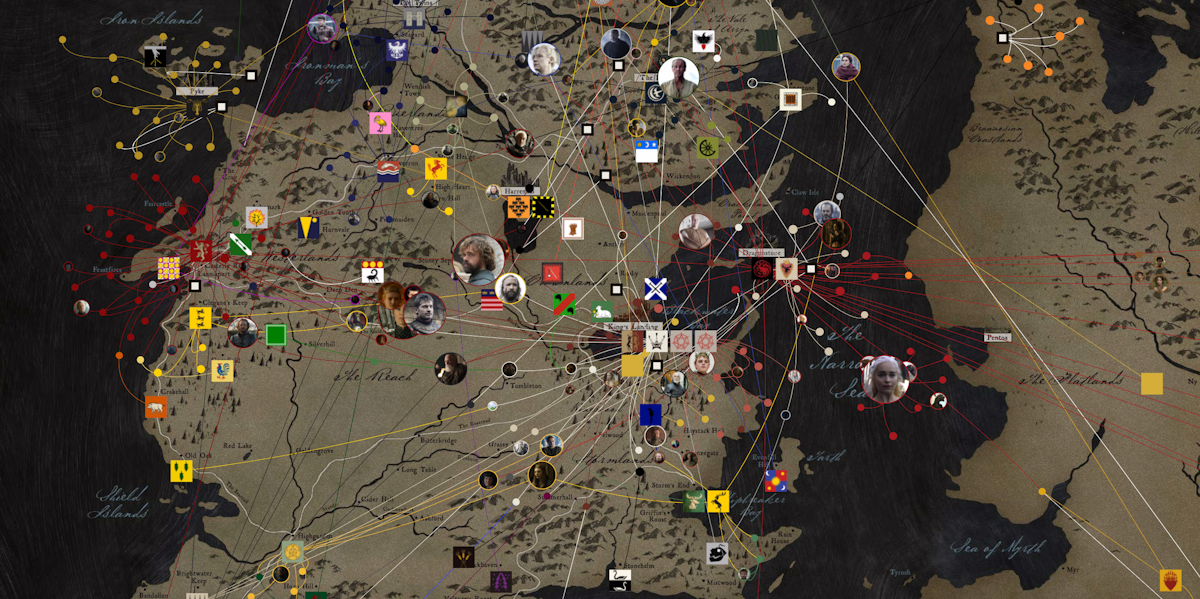 Fan-Made 'Game of Thrones' Map Shows the Allegiances of Westeros | Inverse
