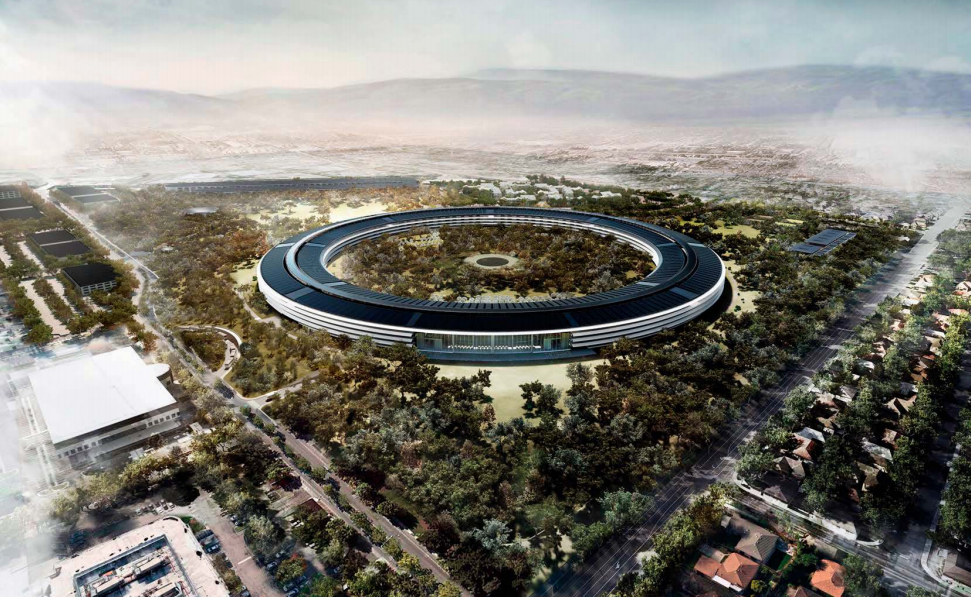 Drone Footage of Apple's Mothership HQ Is Mesmerizing | Inverse