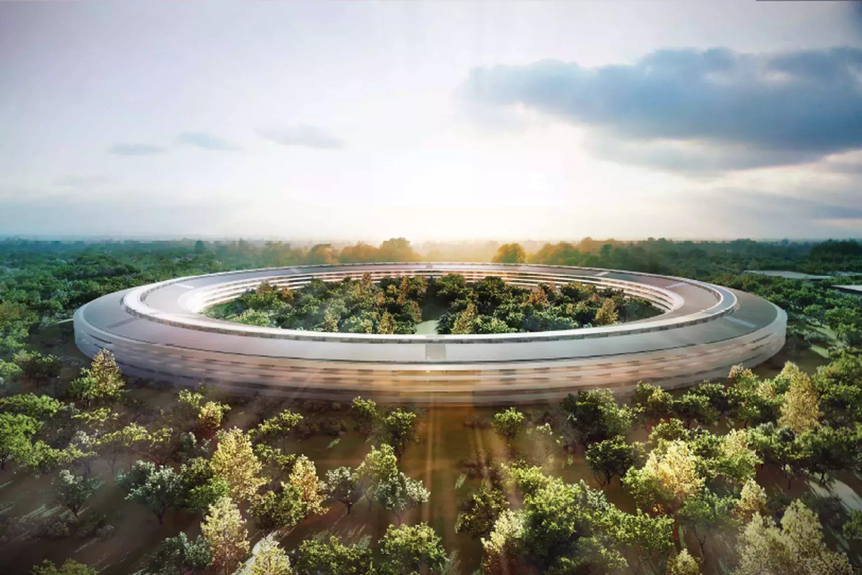The Apple Campus 2 Looks Incredible in this New 1.7 Gigapixel Drone ...